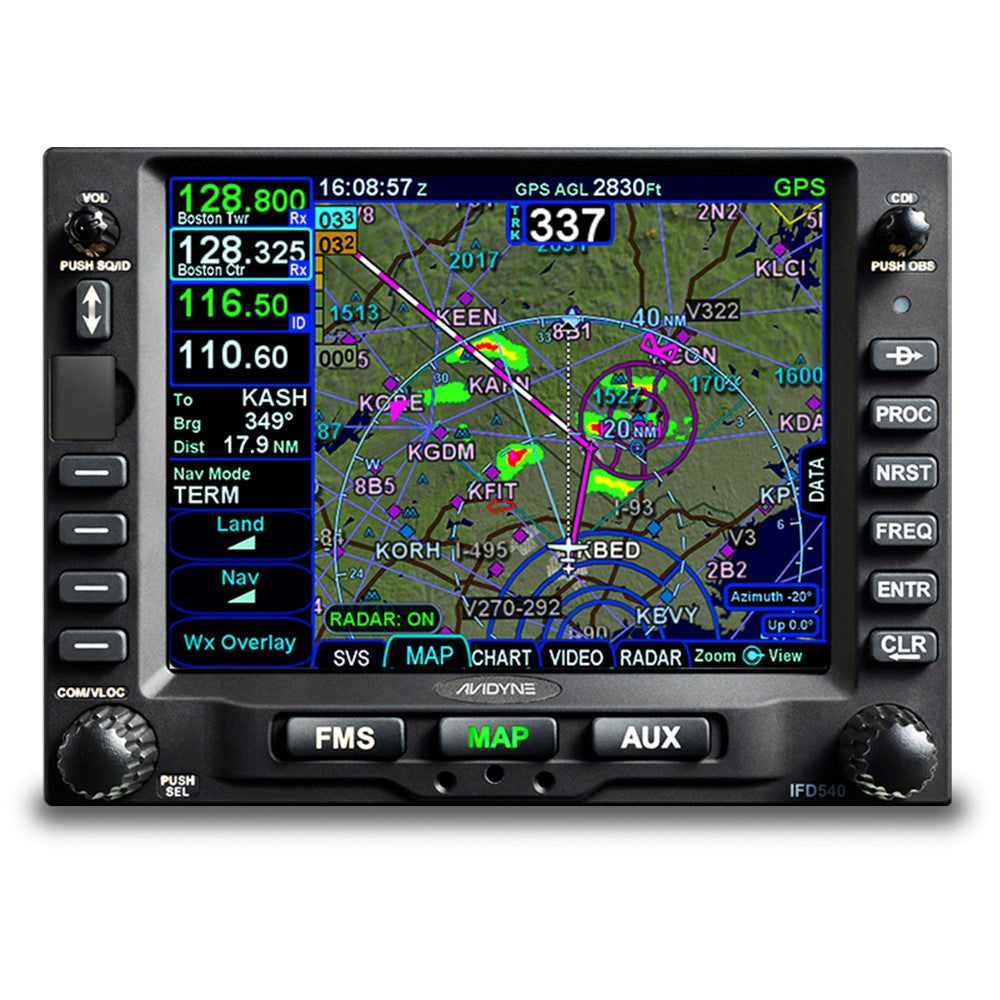 Avidyne IFD 540 Comm + Nav + GPS Navigator with Harness – Advanced ...